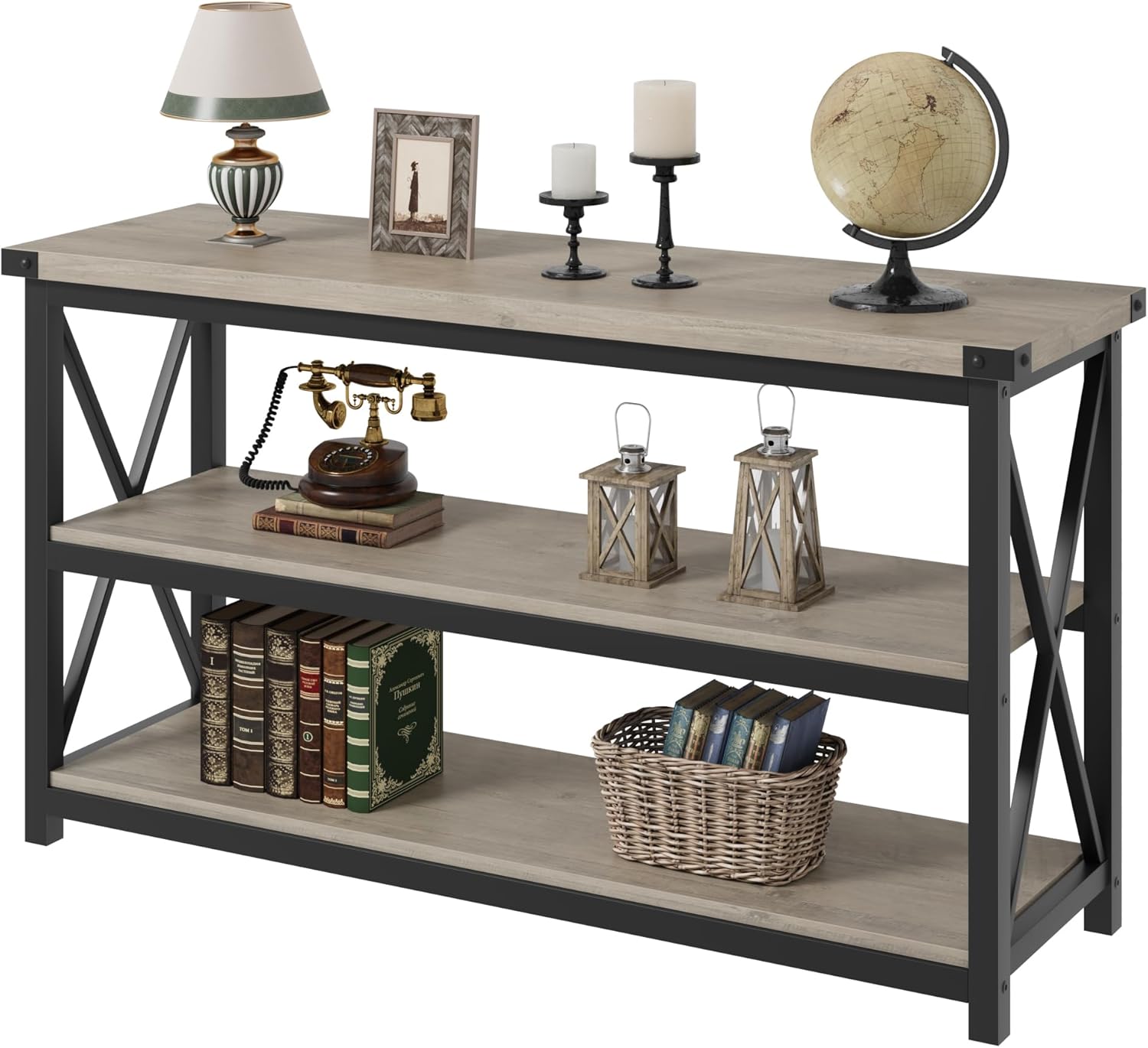 Amazon.com: IDEALHOUSE 47 Inch Entryway Table, Narrow Long Console ...