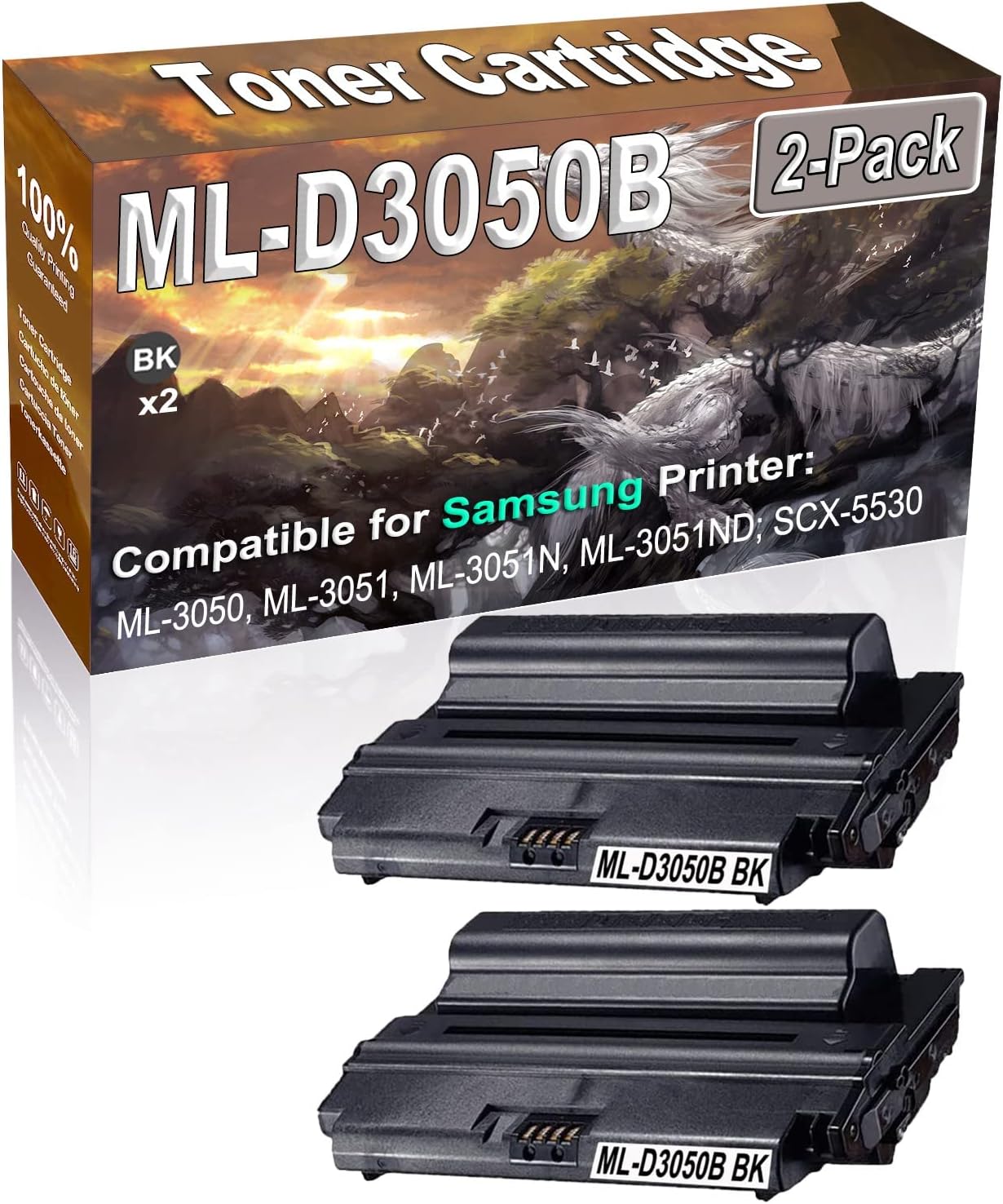Amazon.com: 2-Pack (Black) Compatible ML-3050 ML-3051 ML-3051N ML-3051ND SCX-5530 Black Toner ...