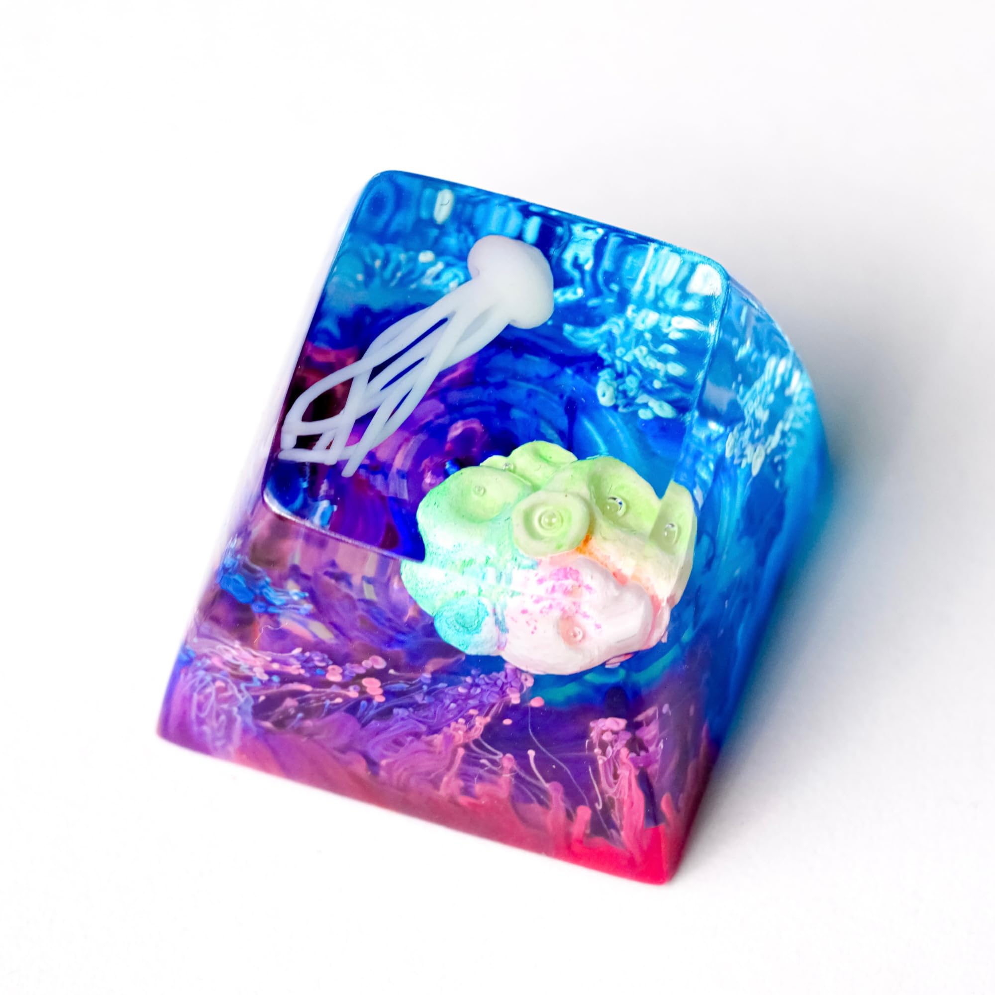 Amazon.com: Jelly Keycaps Artisan Keycaps Keyboard Keycaps Ocean ...