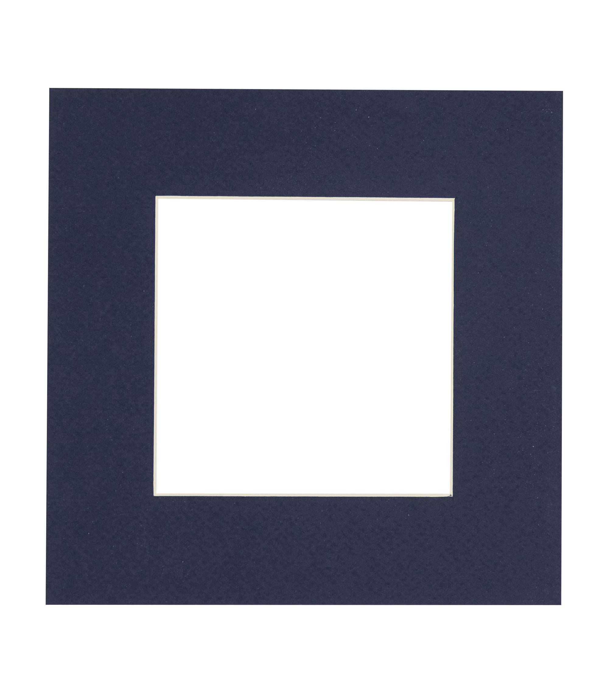 Amazon.com: 8x8 Mat for 12x12 Frame - Precut Mat Board Acid-Free Navy ...
