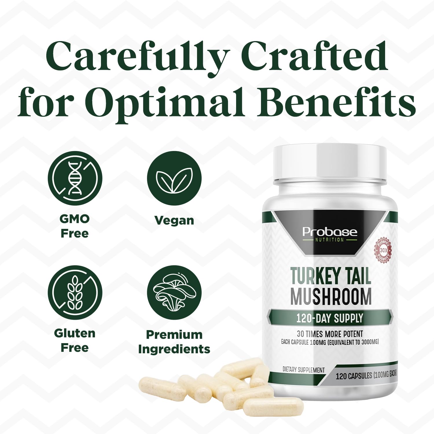 Snapklik.com : Turkey Tail Capsules - Digestive Health & Immune ...