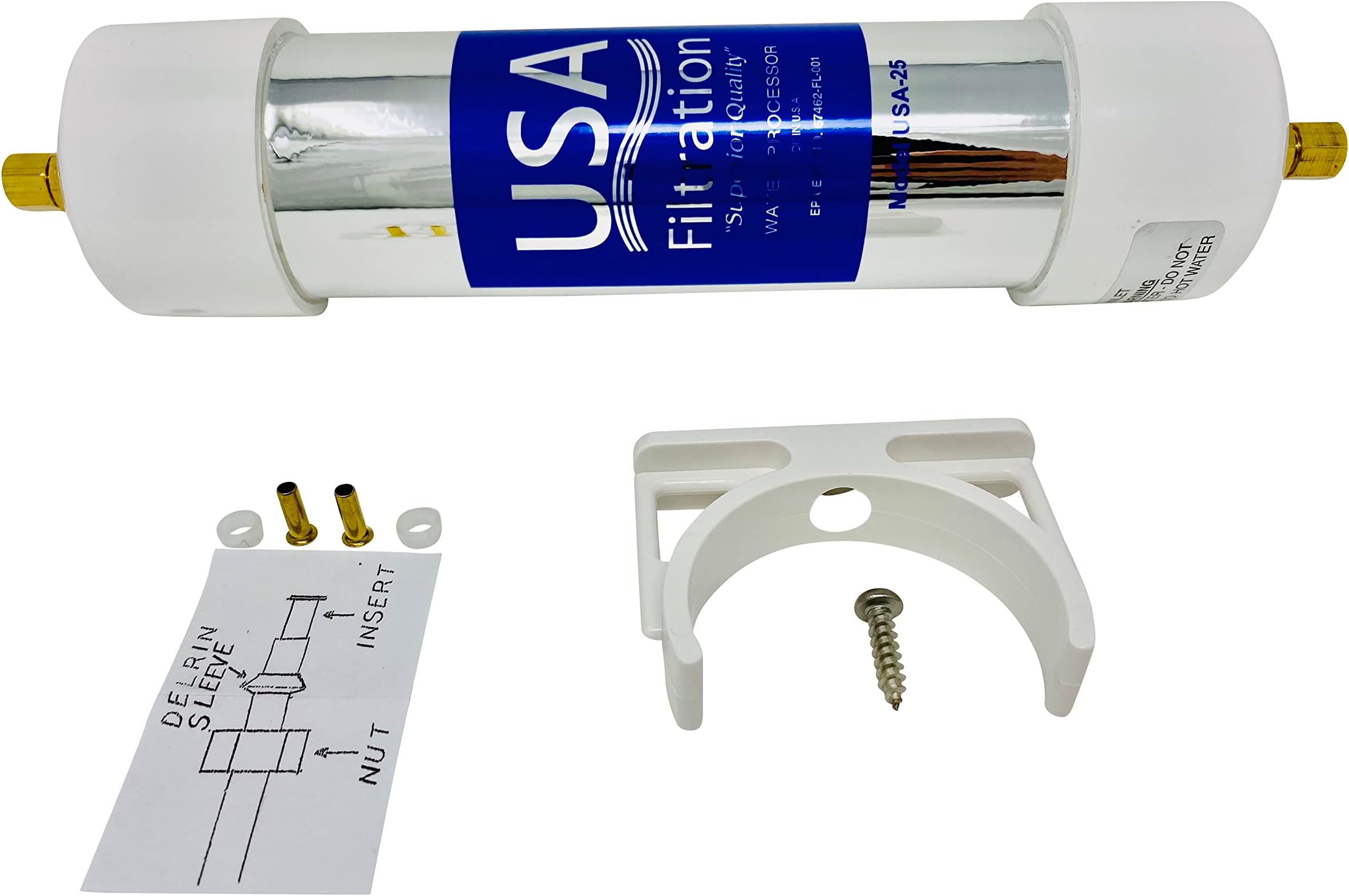 Amazon.com: Appliance Water Filter, Ice Maker Filter USA-25 (Replaces ...