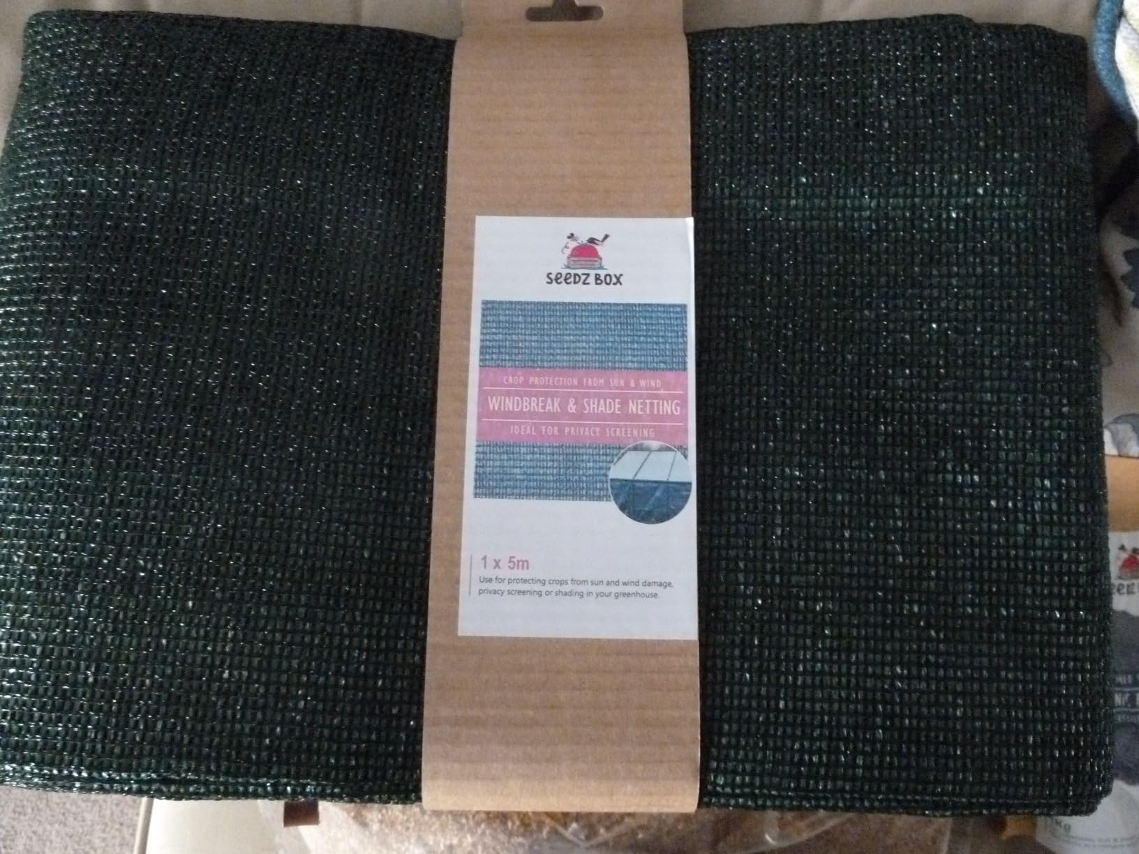 Plant Shade Netting 1m x 5m - Privacy Fence Screen Net - Wind Breaker ...
