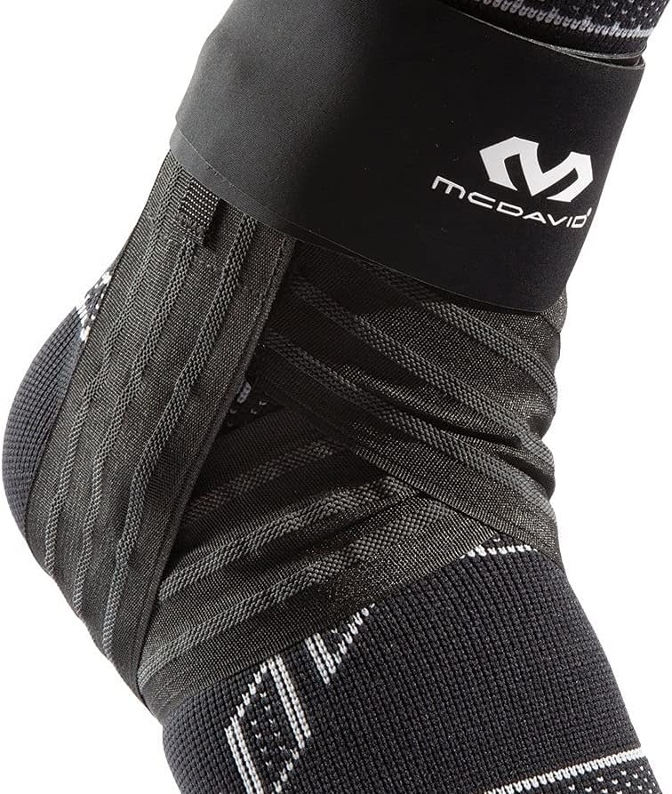 McDavid Elite Engineered Elastic Ankle Brace with Figure 6 Strap ...