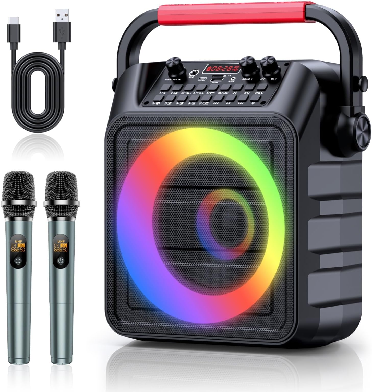 Amazon.com: Karaoke Machine,Karaoke Machine for Adults & Kids,Karaoke ...