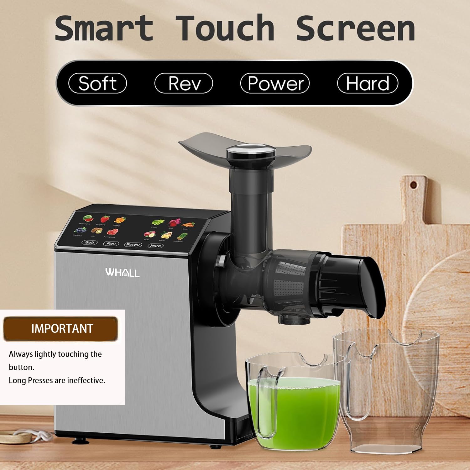 Snapklik.com : Whall Masticating Slow Juicer, Juicer Machines, Cold ...