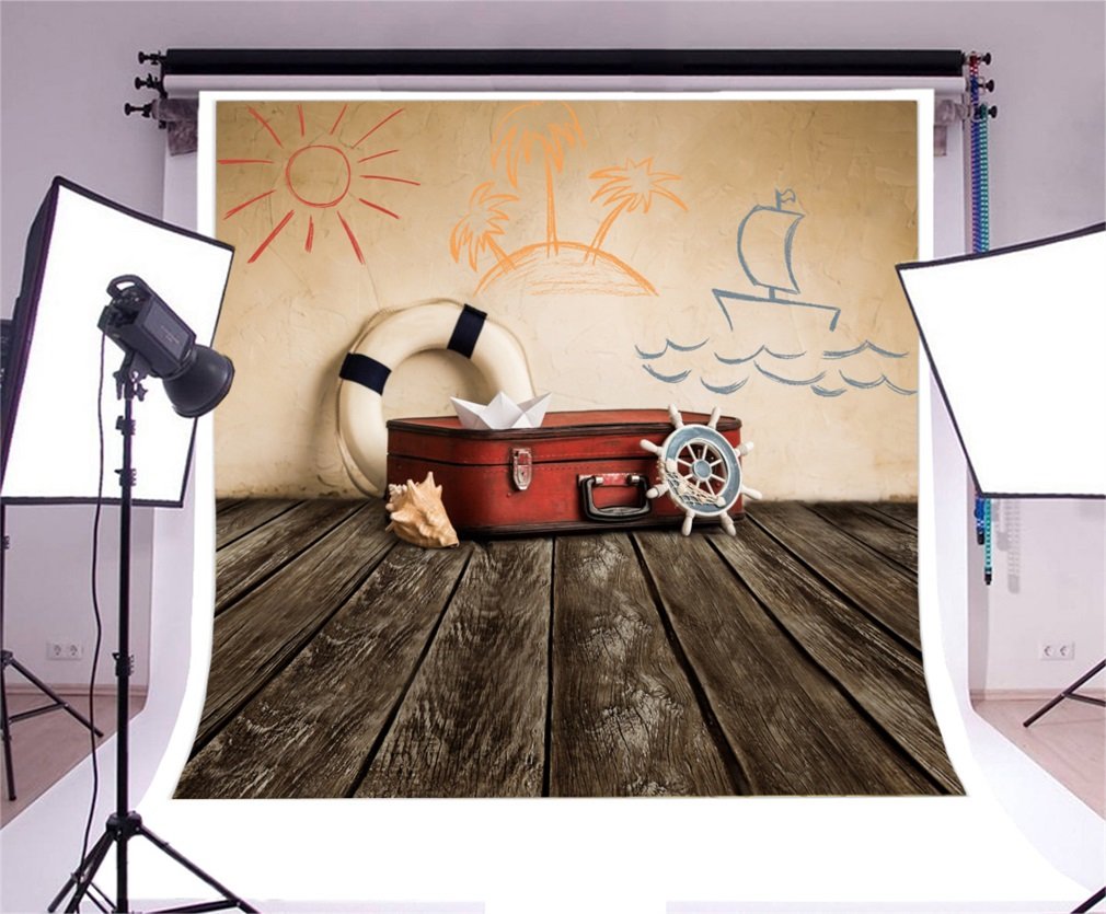 Buy YongFoto 3x3m Photography Backdrop Adventure Theme Background ...