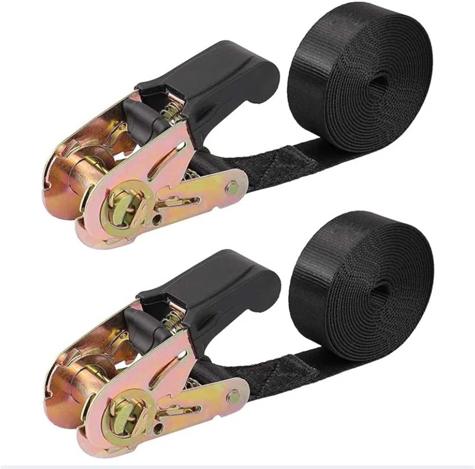 Amazon.com: Ratchet Tie Down Straps Heavy Duty Cargo Tie Downs, Sturdy ...