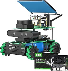 Yahboom ROS2 Robot for Jetson Orin NX Lidar Mapping Navigation Depth ...
