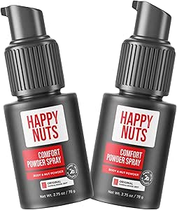 Happy Nuts Comfort Powder Spray: Anti Chafing & Mens Deodorant ...
