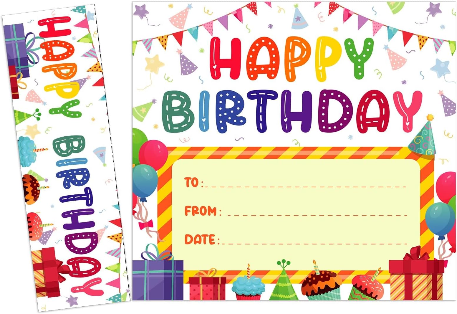 Amazon.com: 36 Pcs Birthday Certificates for Kids Classroom Happy ...