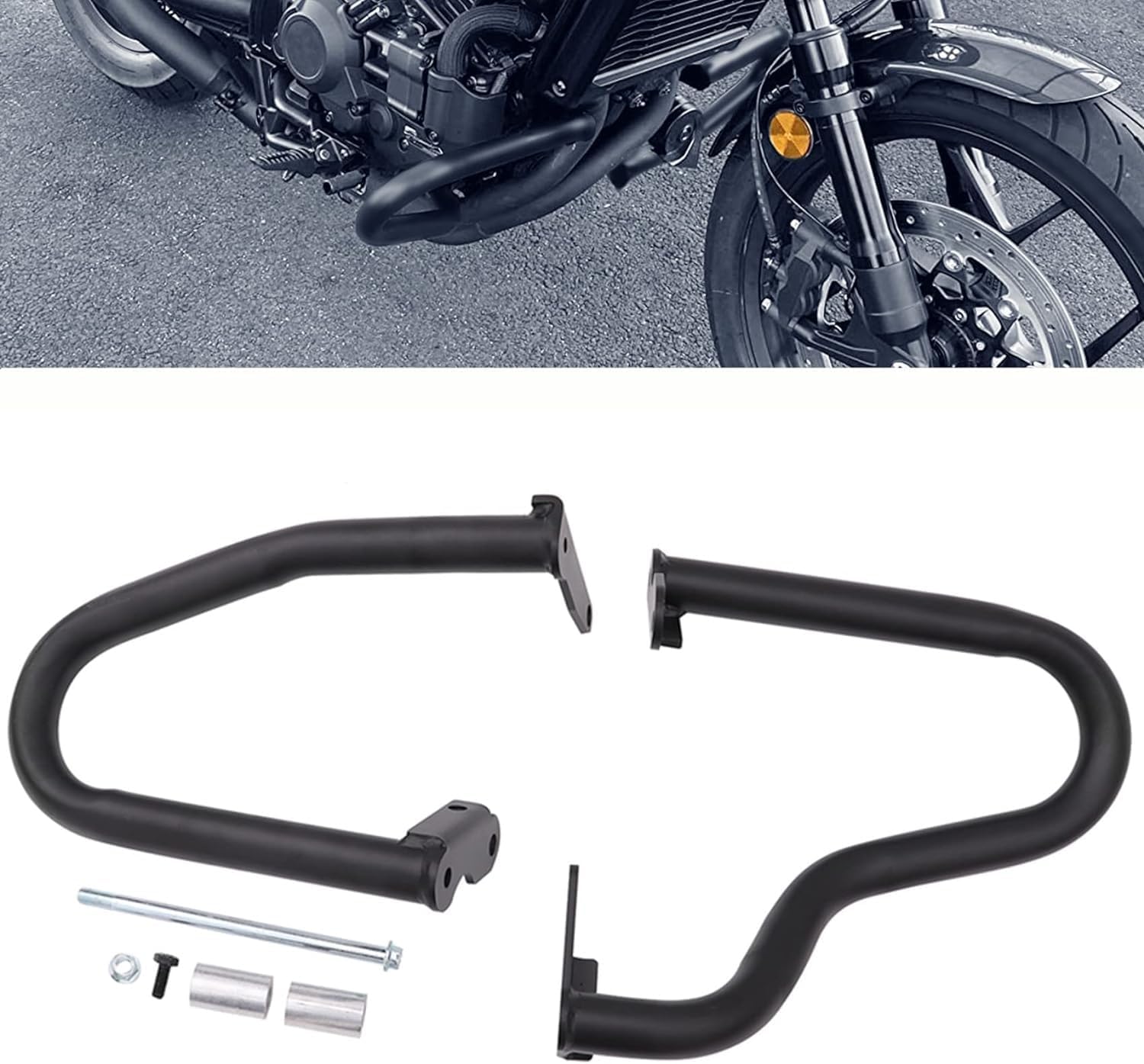 Amazon.com: MOFANS Iron Engine Guard Highway Crash Bars Fit for Honda ...