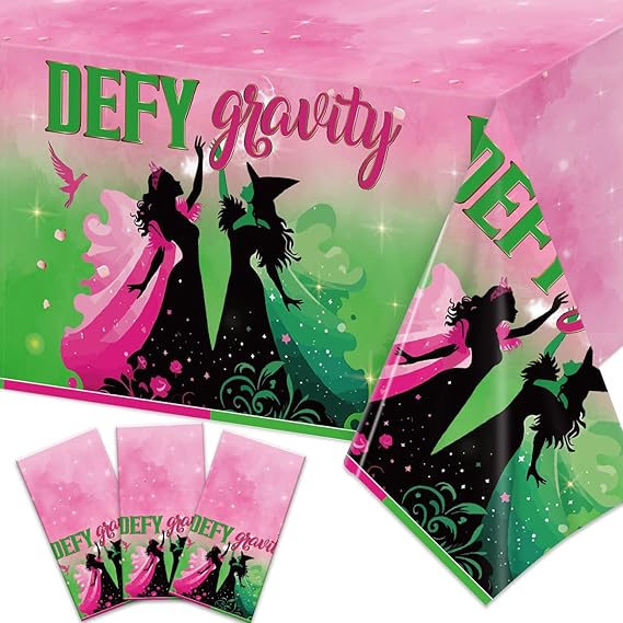 Amazon.com: XFongFron 3Pcs Pink and Green Party Decorations Princess ...