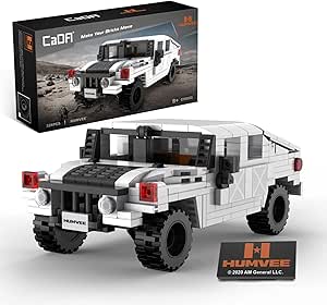 CaDA Humvee SUV Car Construction Kit, Authorised Car Model Set, 1:24 ...