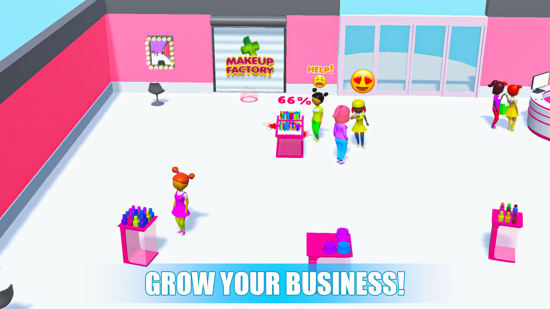 Makeup Salon Factory Rush: Beauty Fashion Makeover Stylist ASMR Game ...