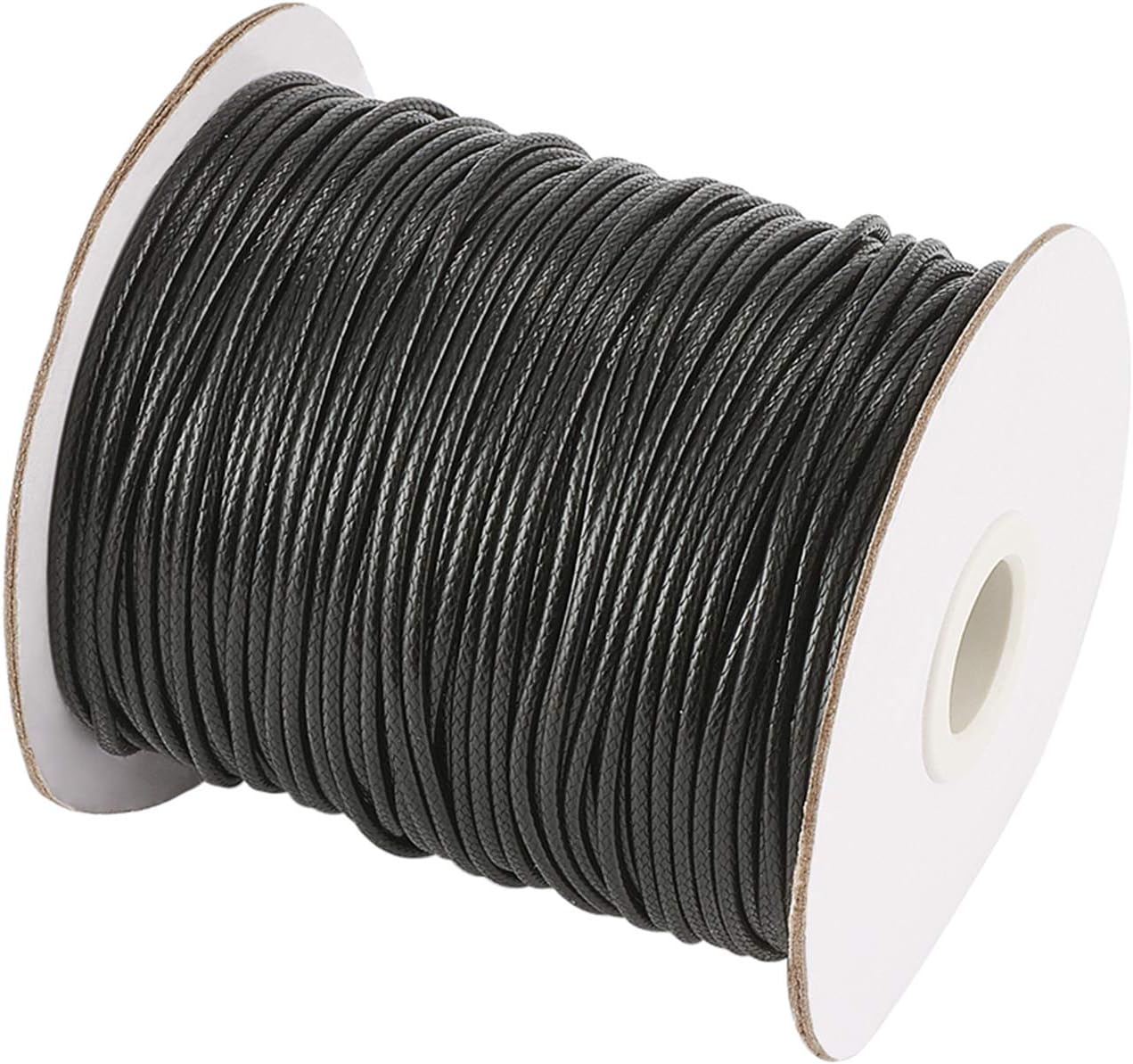 Amazon.com: Craftdady 90 Yards 2mm Black Waxed Polyester Cord Braided ...
