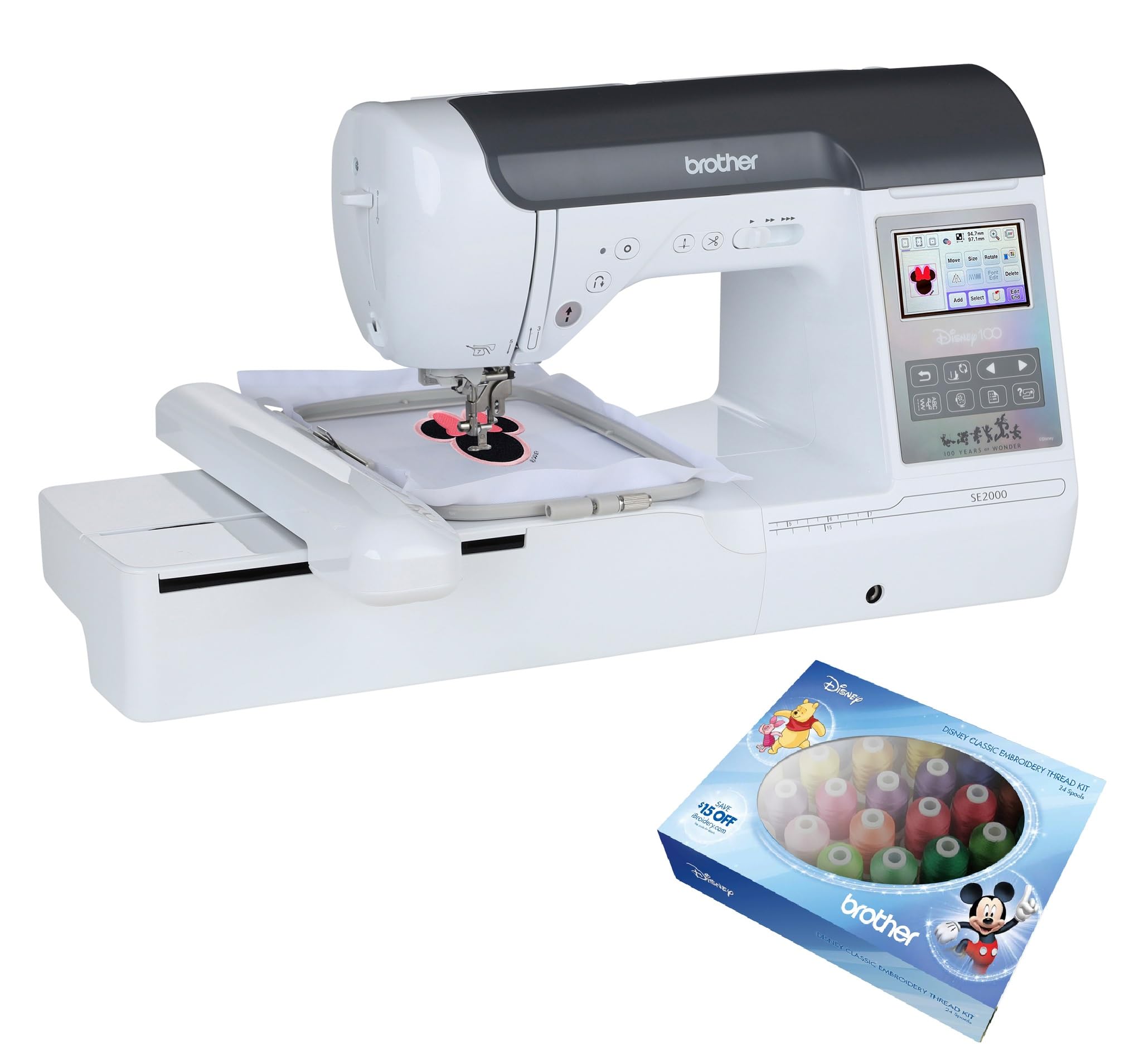 Amazon.com: Brother SE2100Di Disney Sewing and Embroidery Machine and ...