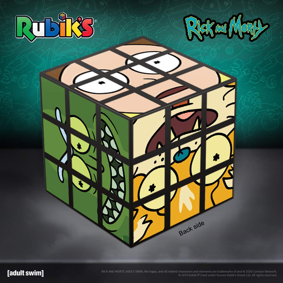 USAOPOLY Rick and Morty Rubik's Cube | Collectible Puzzle Cube ...