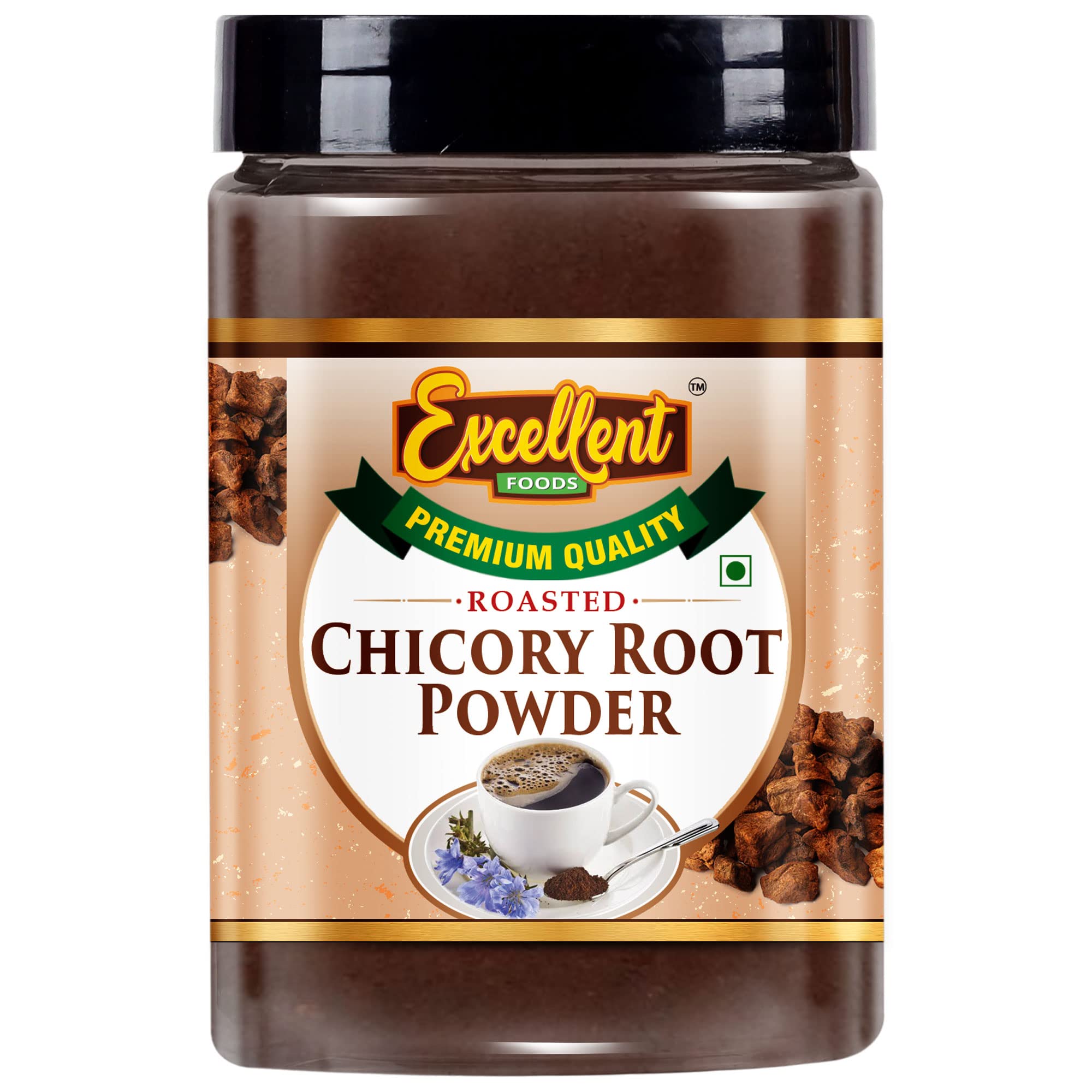 EXCELLENT FOODS - Roasted Chicory Root Powder 500g : Amazon.in: Grocery ...