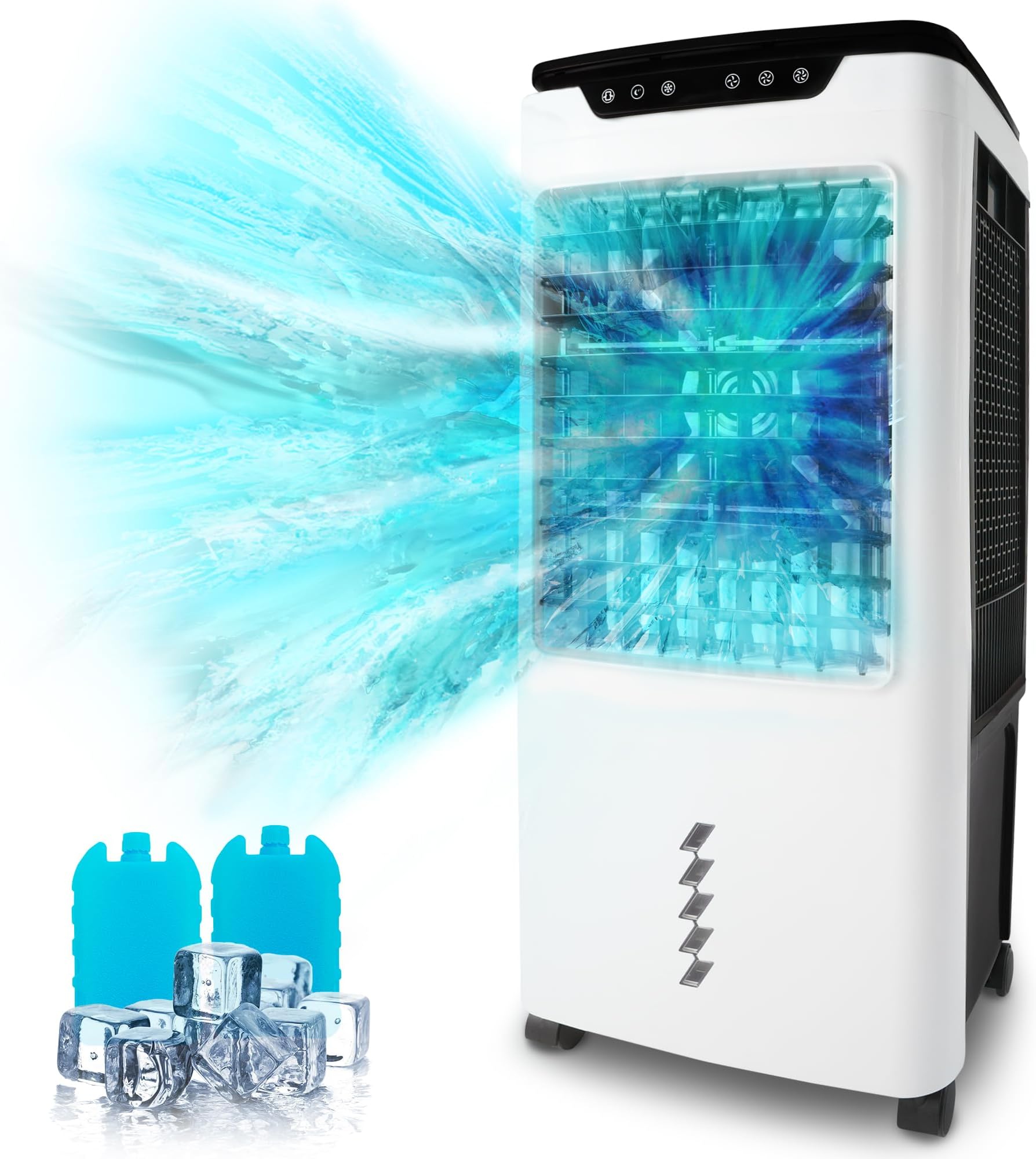 Amazon.com: PRIMETEK Powerful Swamp Cooler 5300 CFM, 7 Gallons Water ...