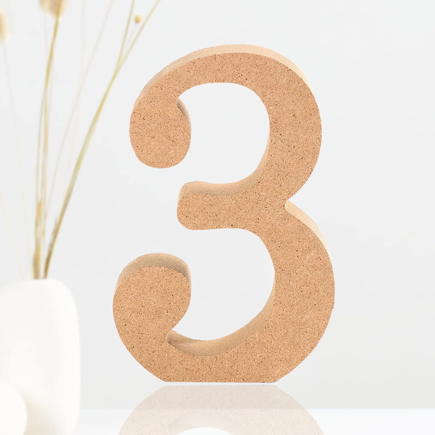 Amazon.com: AOCEAN 4 Inch Wooden Numbers for Wall Decor Crafts ...