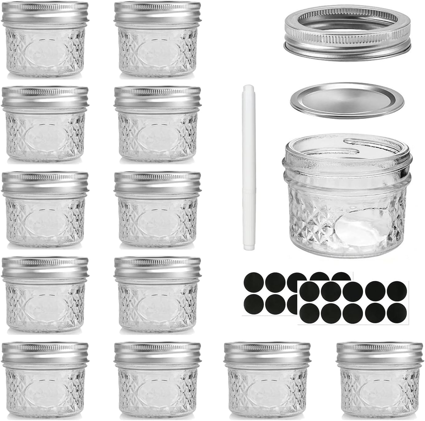 BALL MASON JARS Ball Mason Glass Preserving Homemade Jam Gift Jars ...