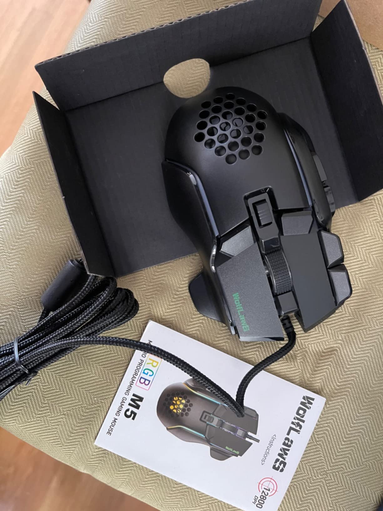 $3/mo - Finance WolfLawS Wired Gaming Mouse, Computer PC Gaming USB ...