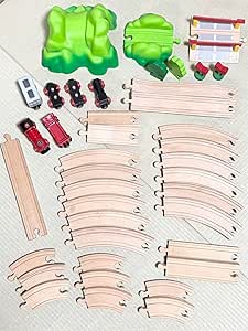 Amazon.co.jp: brio wooden rail set : Toys & Games