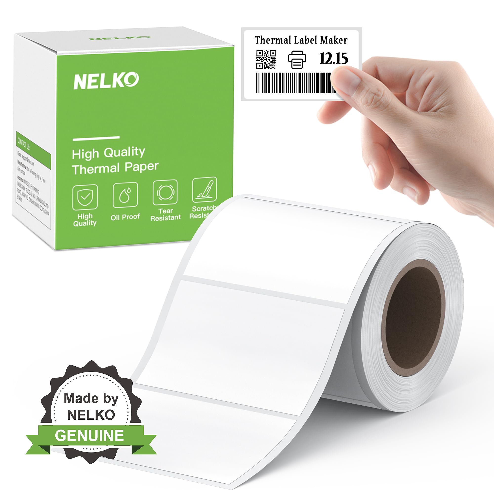 Amazon.com : NELKO Thermal Labels Compatible with Nelko P110 Label ...