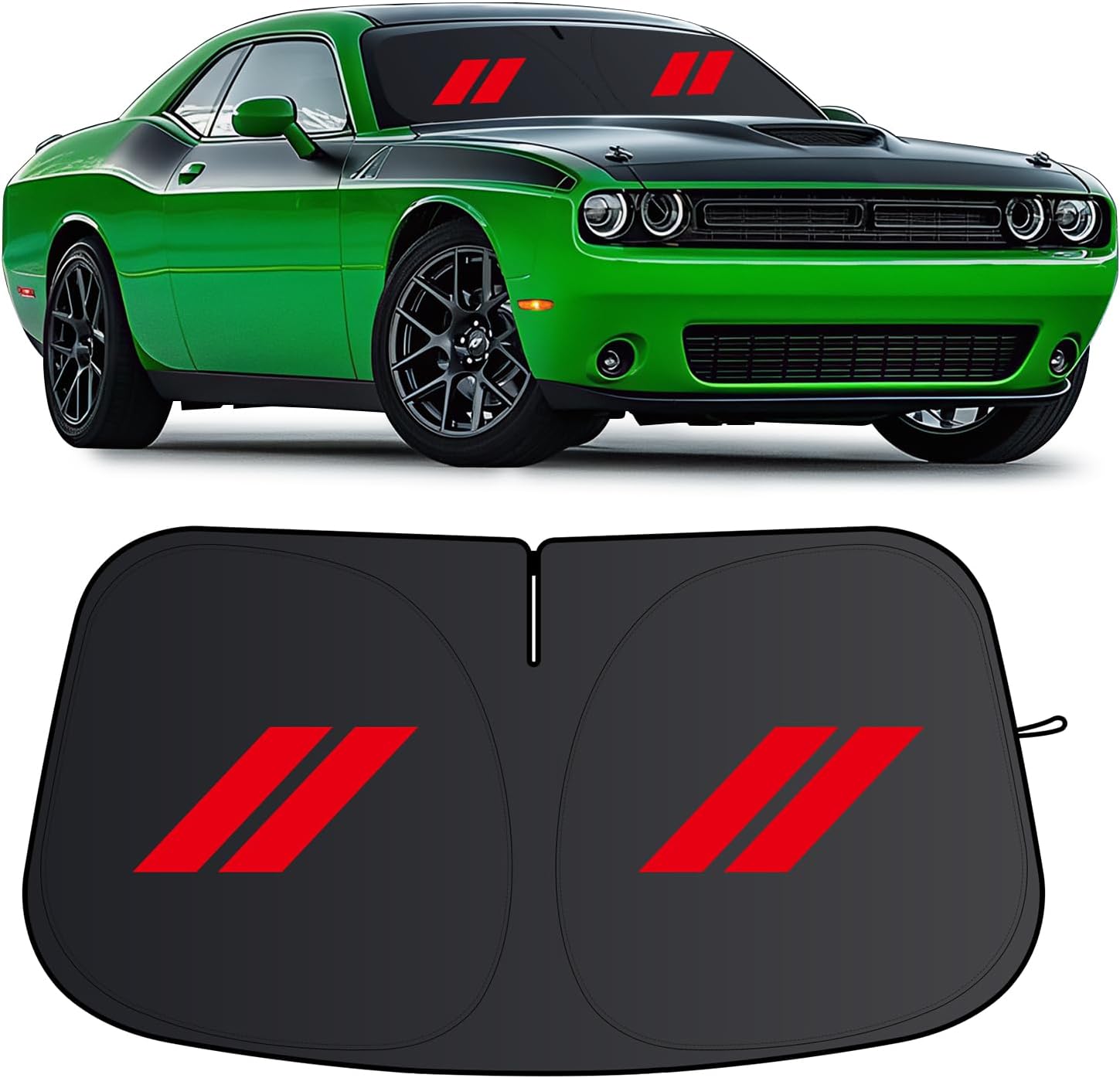 Amazon.com: Windshield Sun Shade for Dodge Challenger 2015-2024, 300T ...