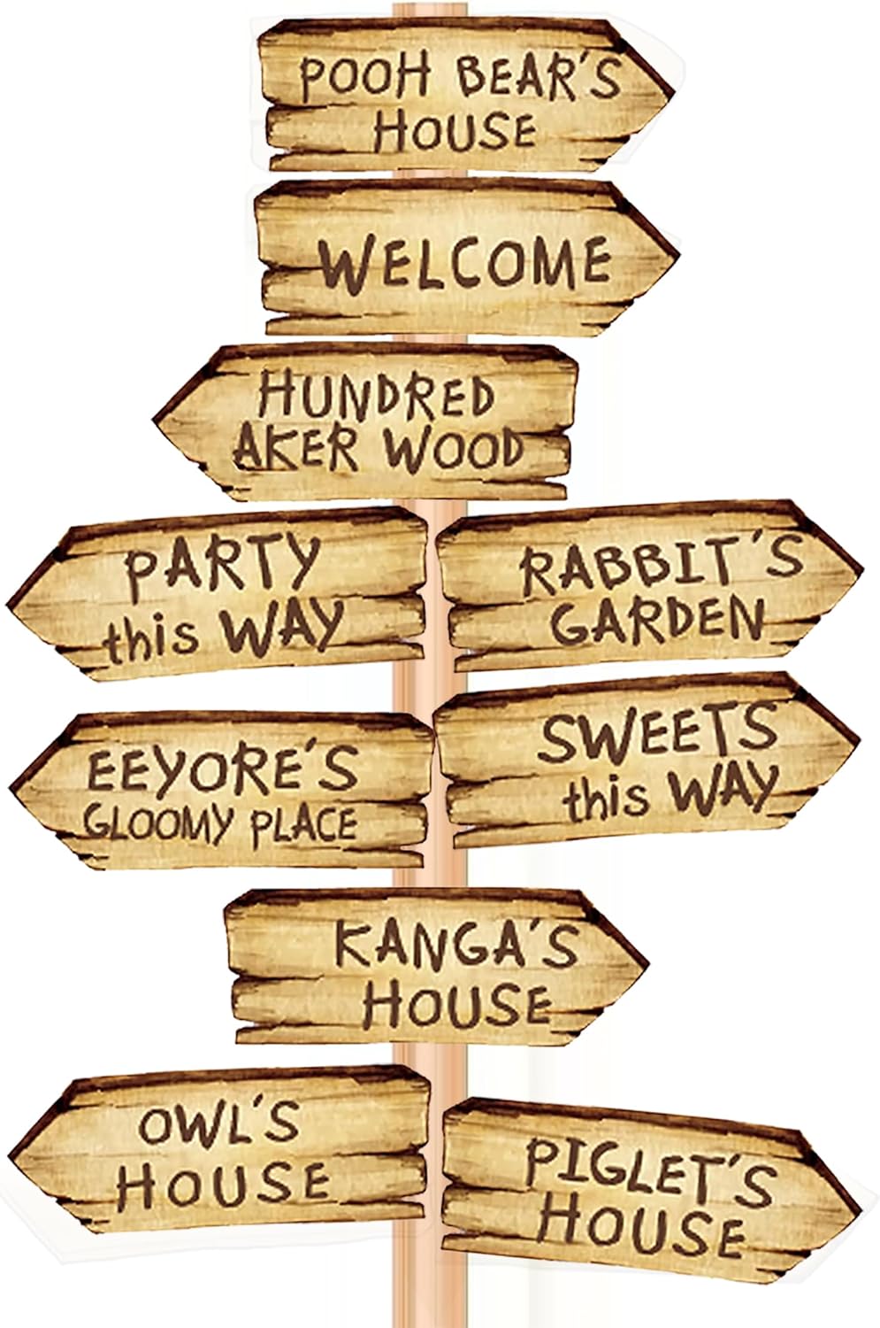 Amazon.com: 20PCS Winnie Arrow Signs Double-Side Directional Sign For ...