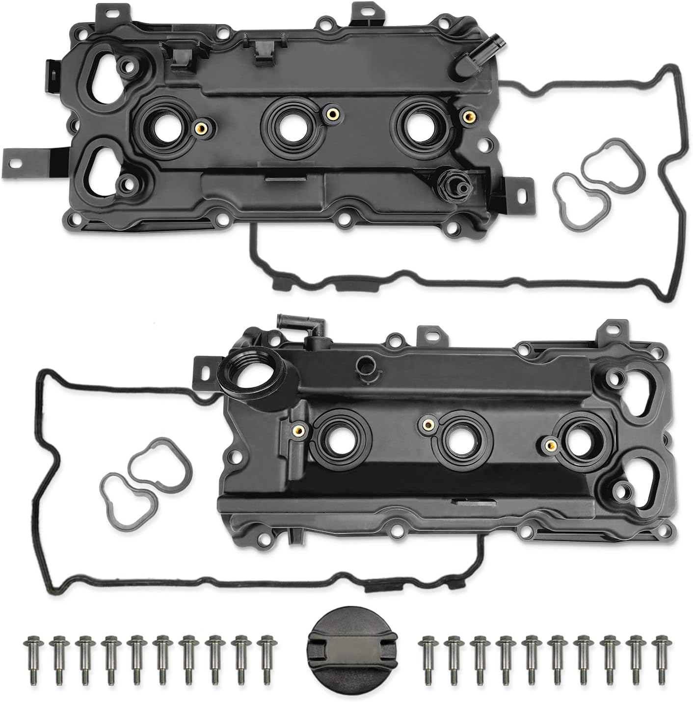 Amazon.com: MILIPARTS Engine Valve Covers Set Compatible with 2007-2009 ...