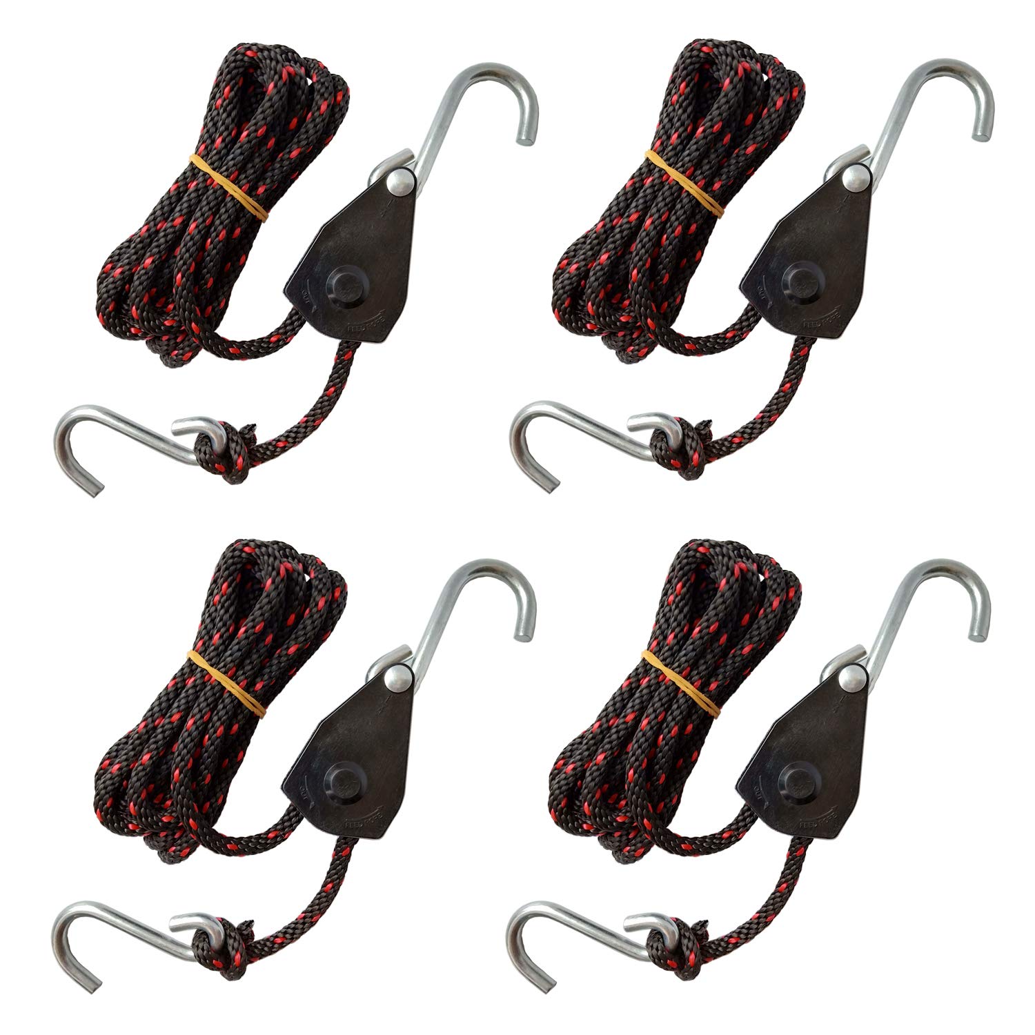 Snapklik.com : FishYuan Boat Trailer Tie-Downs, 1/4 Kayak And Canoe Bow ...