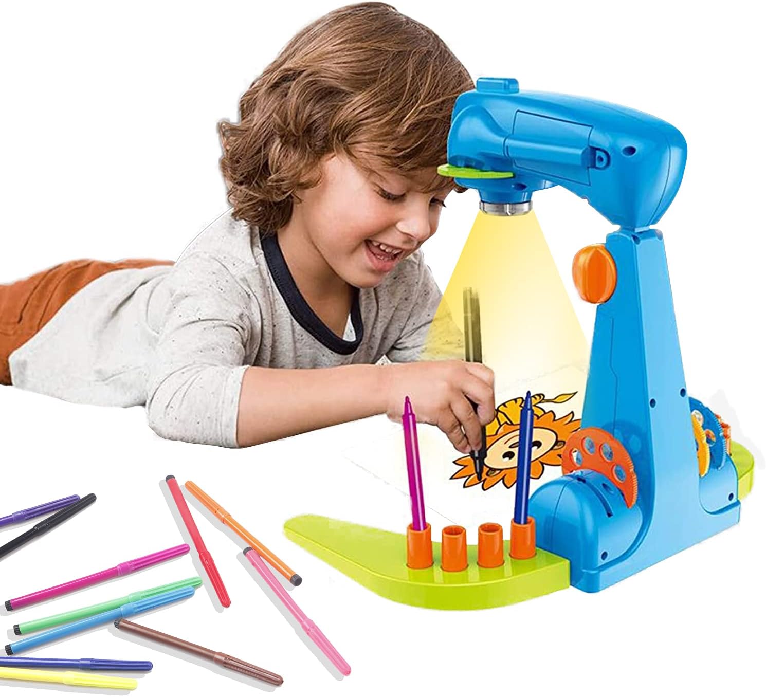 Amazon.com: imireux Projector Drawing for Kids,Smart Projector Draw ...