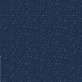 Amazon.com: Navy on Navy, Dotty Dots, Accent Fabric, Essentials Basic ...
