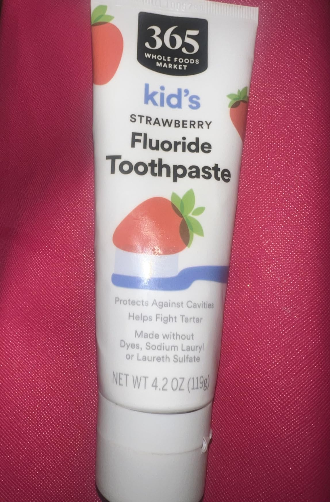Amazon.com: 365 by Whole Foods Market, Kid's Strawberry Fluoride ...