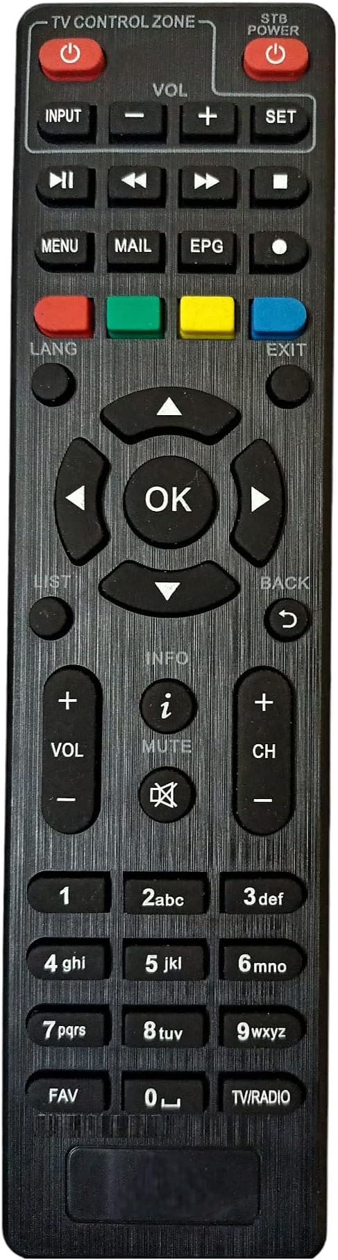 Buy Kerala Vision Remote Compatible for Kerala Vision Set top Box ...