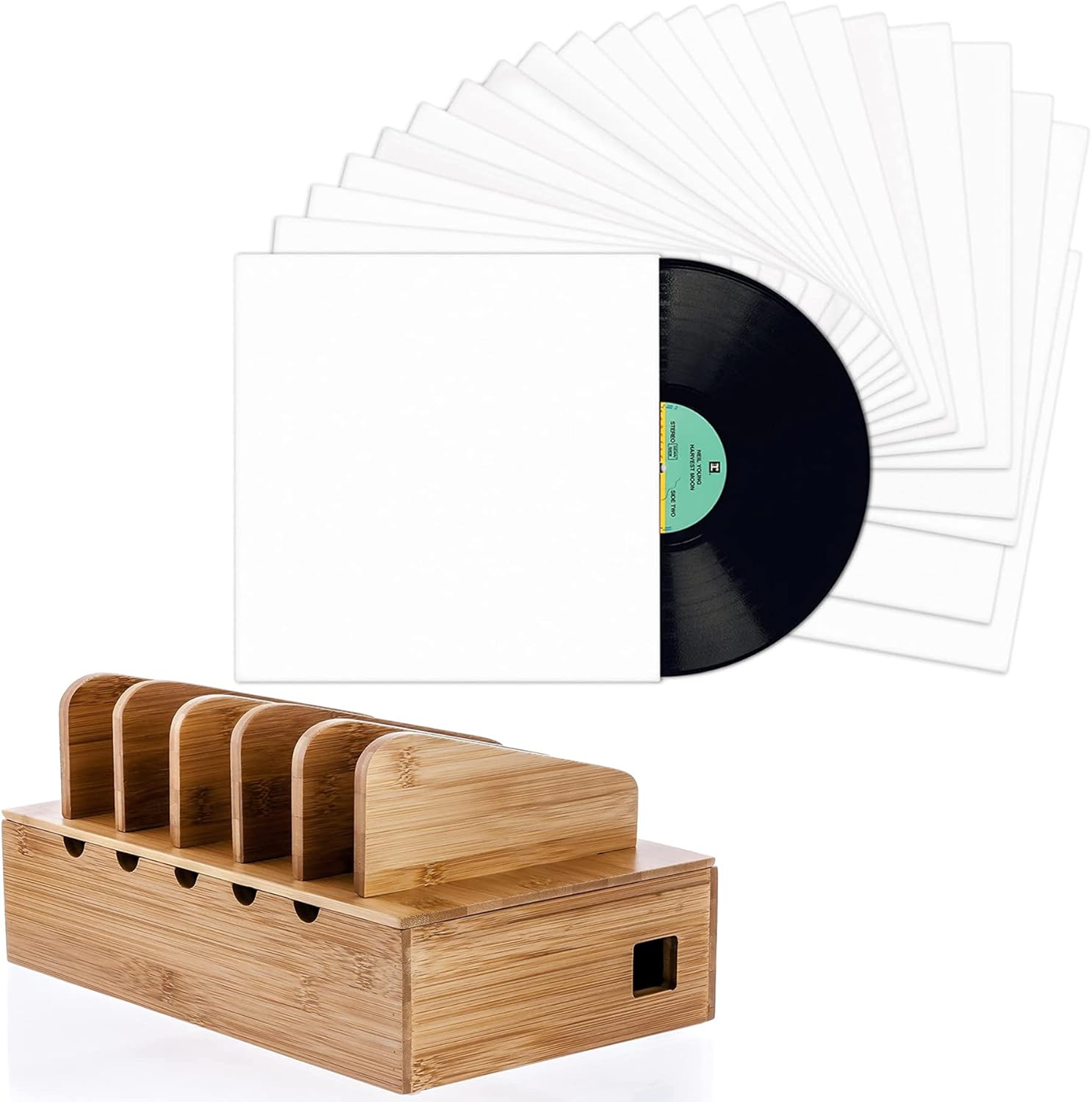 Amazon.com: TunePhonik 12" LP Vinyl Record Jackets - White Coated w/No ...