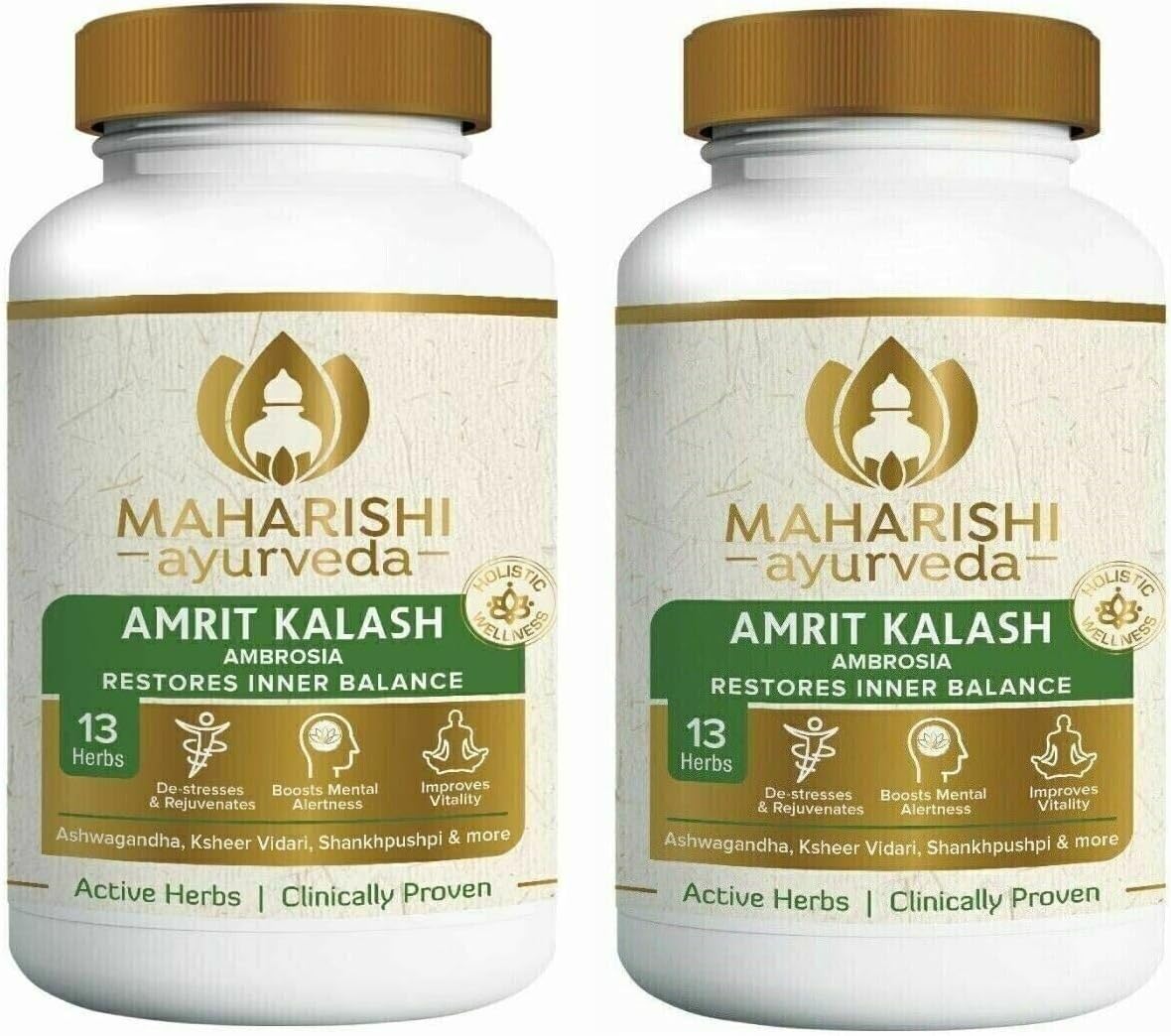 Amazon.com: MAA Ayurveda Amrit Kalash Mak 5 Ambrosia 60 Tablets ...