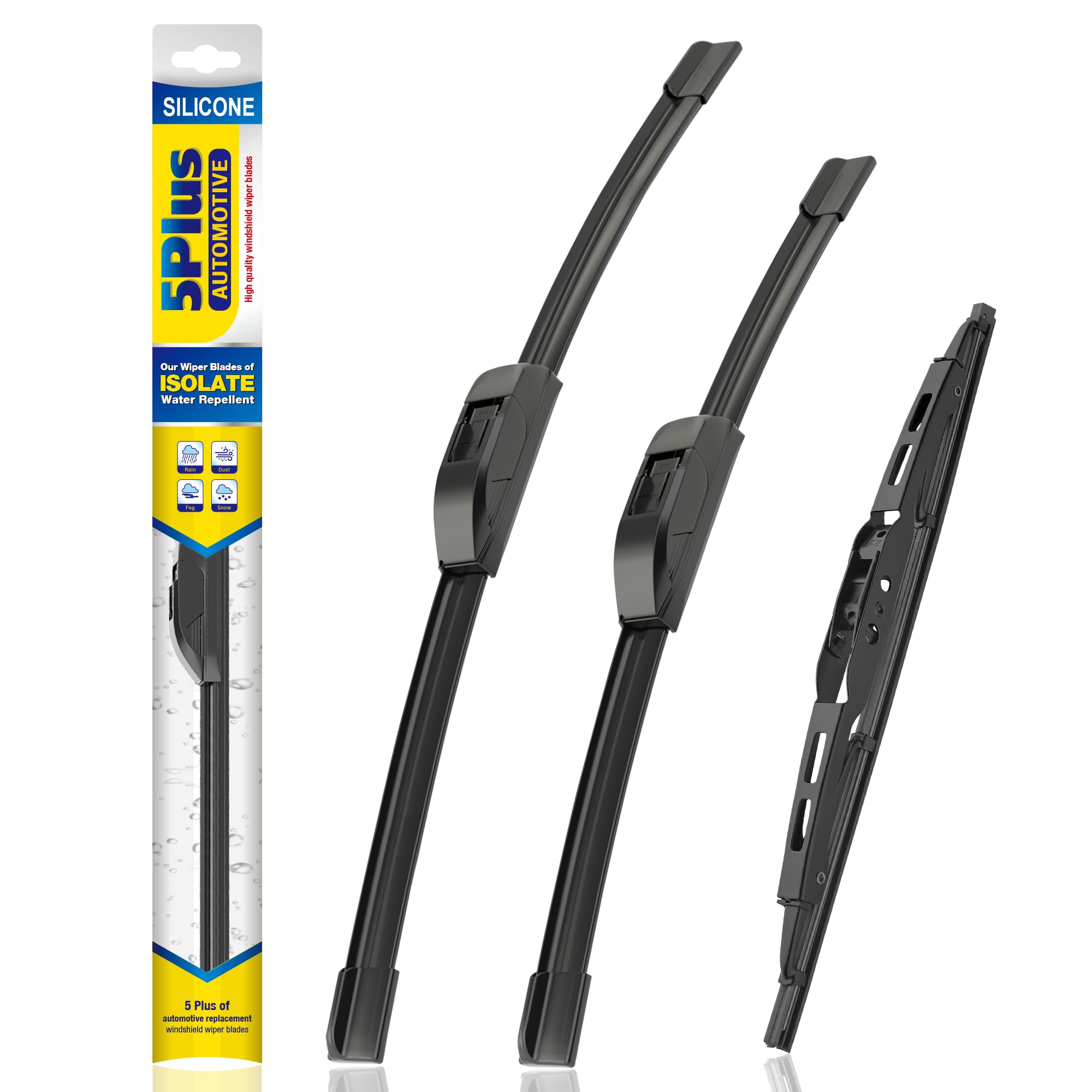 5 Plus Silicone Windshield Wipers Replacement For 2018 2024 Chevy ...