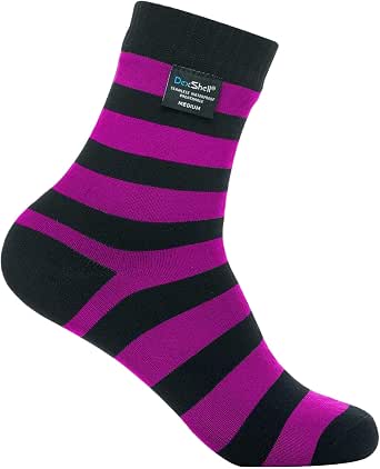 Amazon.com: DexShell Ultralite Bamboo Waterproof Socks, Pink Stripe ...