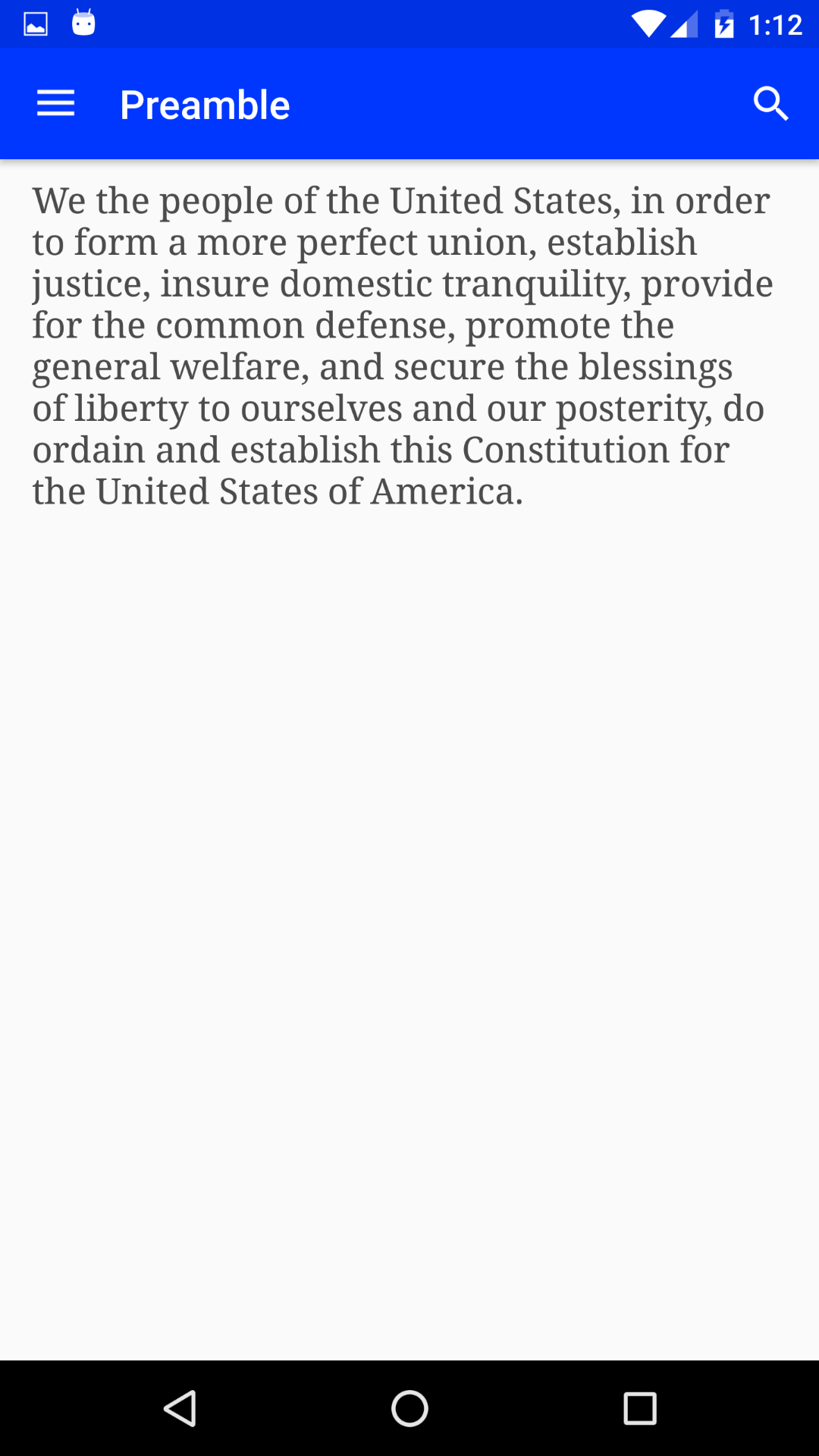 Constitution of USA - App on Amazon Appstore