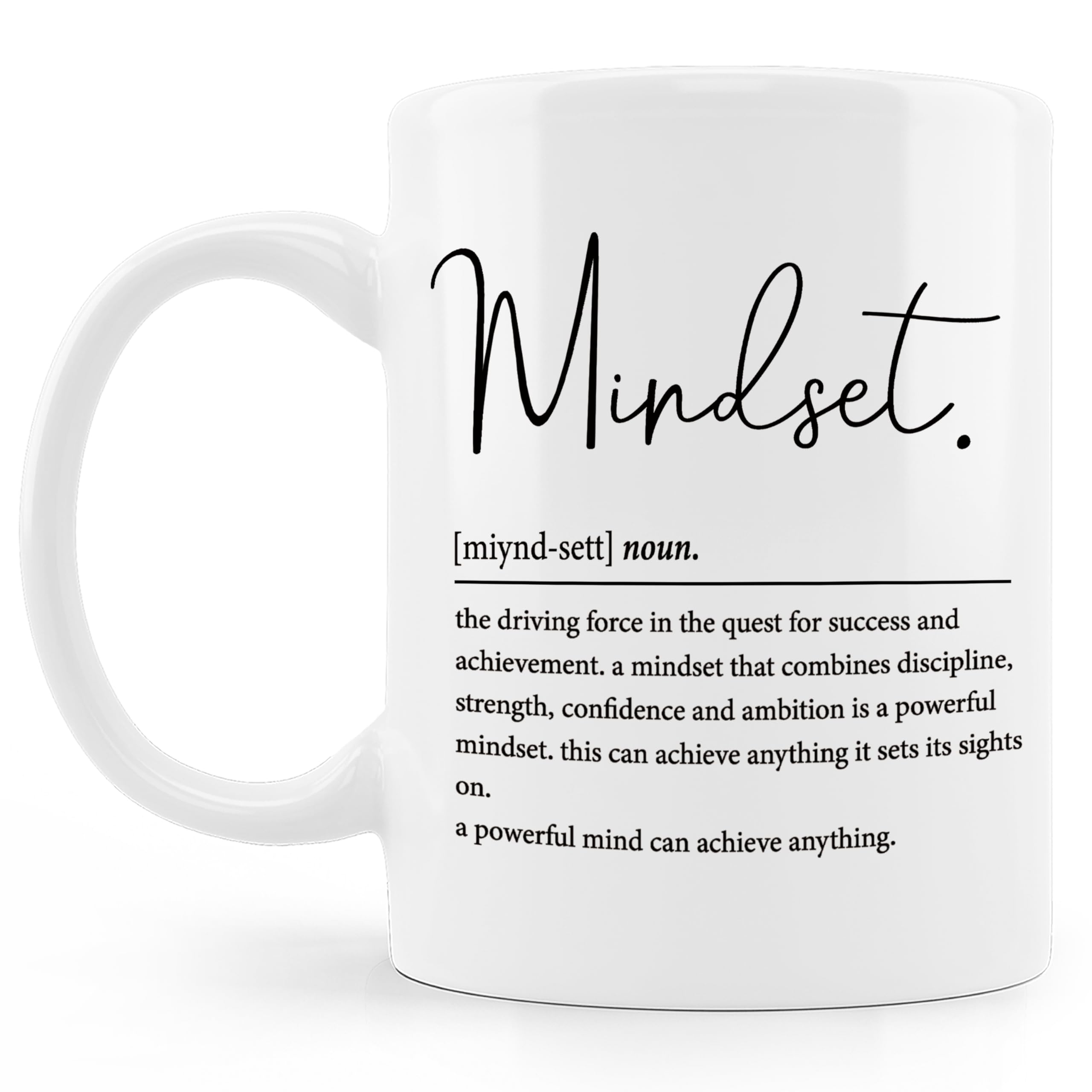 Amazon.com: BESERH Motivational Coffee Mug, Mindset Funny Mug ...