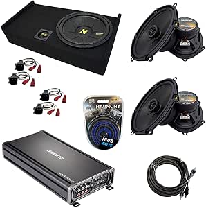 Amazon.com: Kicker 44CWCD124 Compatible with Ford F-150 2009-2015 Super Crew Truck Bundled with ...