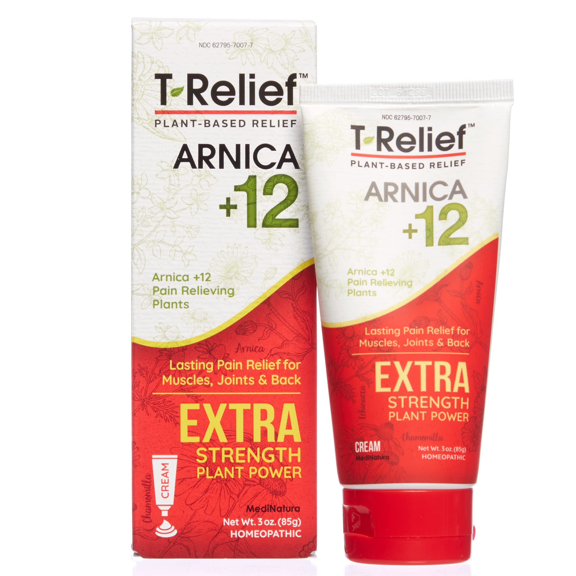 Buy MediNatura T-Relief Extra Strength Pain Relief Cream Arnica +12 ...