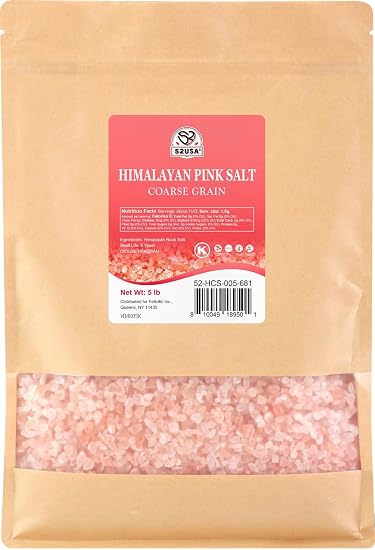Amazon.com: 52USA Himalayan Pink Salt, Coarse Grain, 80 oz (5 Pound ...