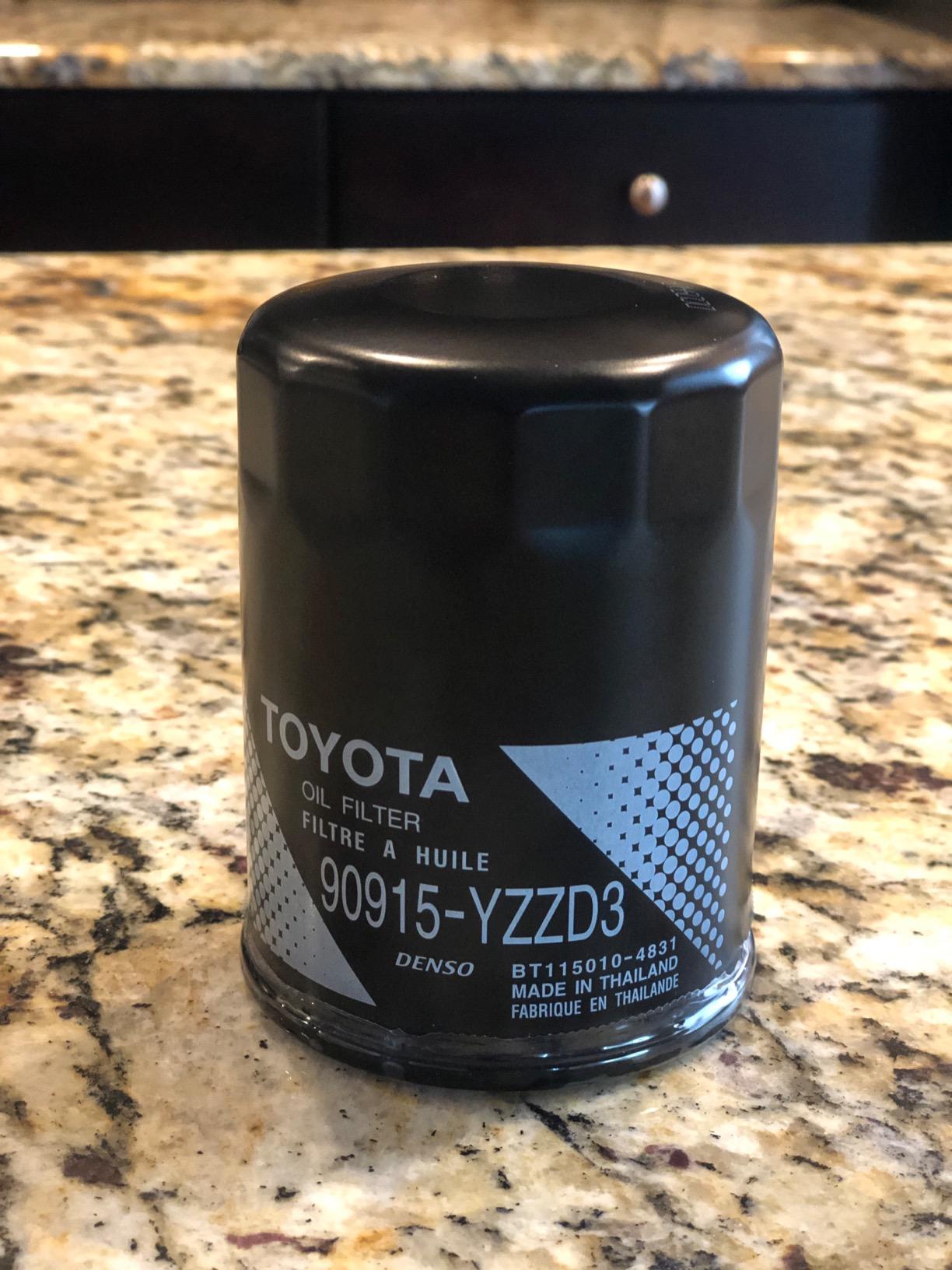 Amazon.com: Genuine Toyota 90915-YZZD3 Oil Filter : Automotive