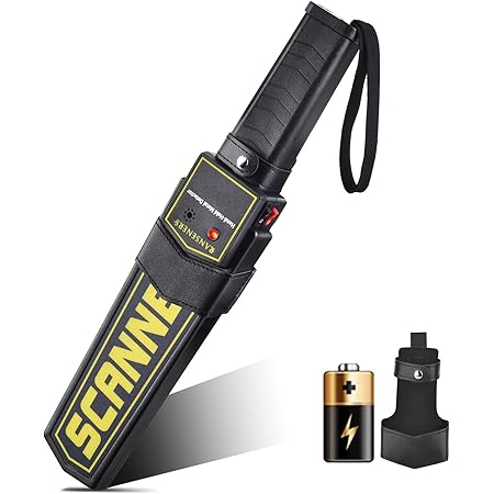 Robustt High Sensitivity Hand Held Metal Detector (Pack of 1) Leather ...