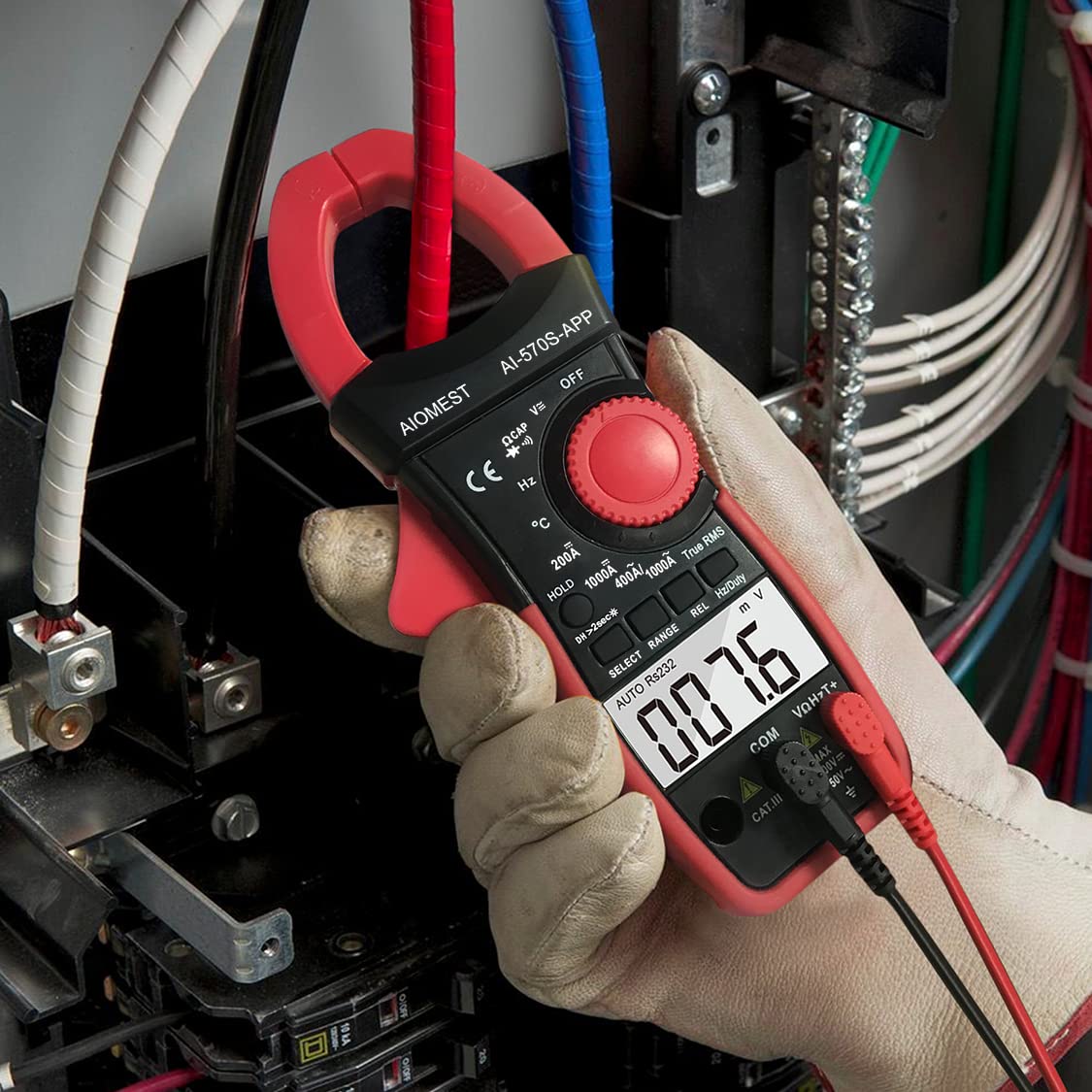 Snapklik.com : AIOMEST Digital Clamp Multimeter, AC&DC Amp Volt Ohm ...