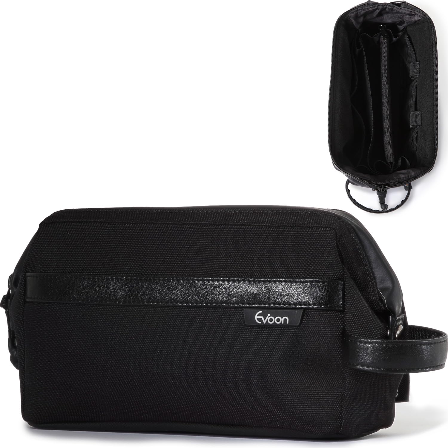 Amazon.co.jp: [Evoon] かわるガジェットポーチ2.0 大容量 ガジェット ポーチ がま口で中が見えやすい トラベルポーチ 持ち手付き ガジェットケース 収納ポーチ 撥水 ...